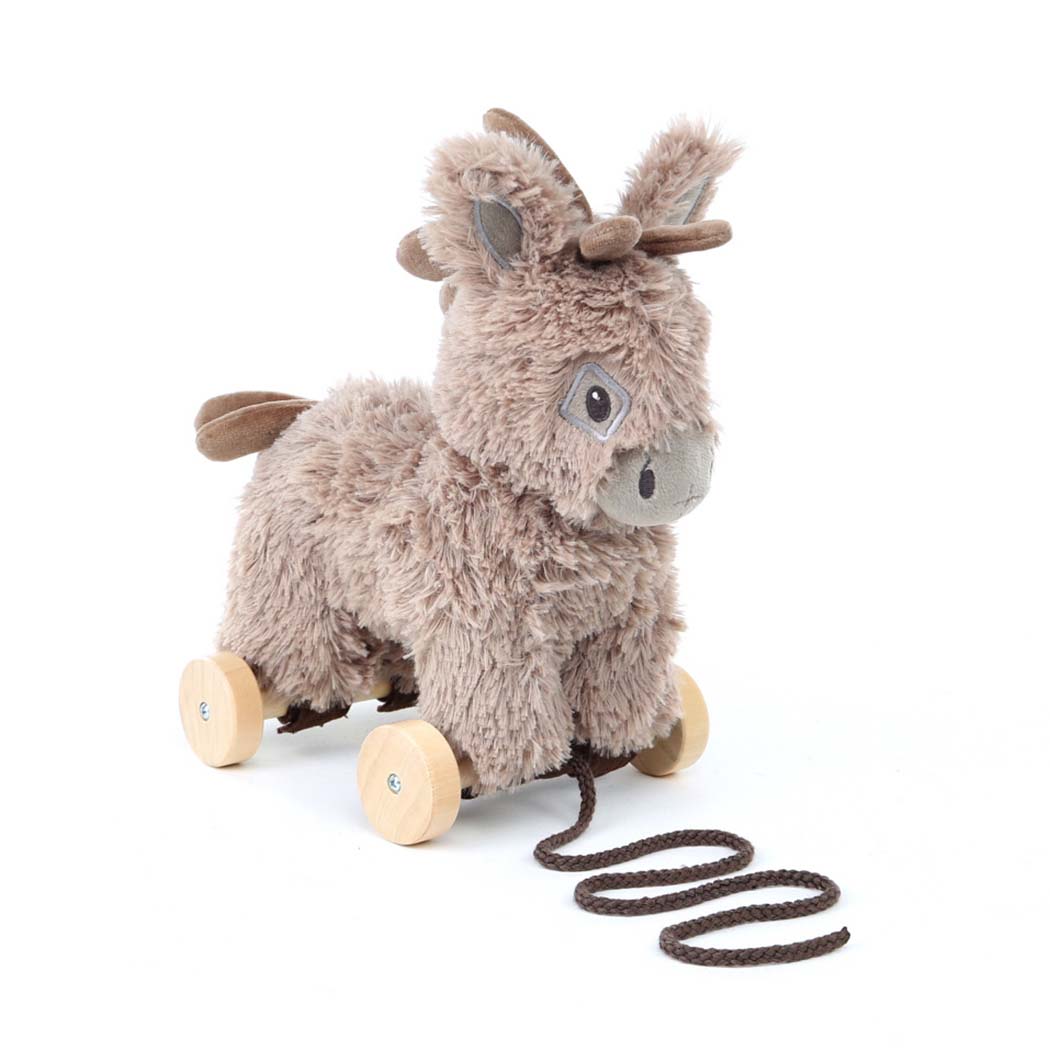 Norbert the Donkey Pull Along Toy – Chic Petit